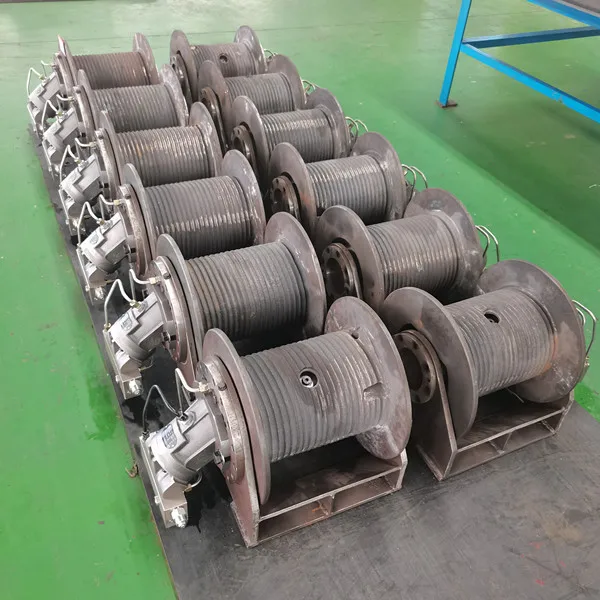 25t Truck Crane Cable Puller Machine Hydraulic Winch For Platform Truck ...