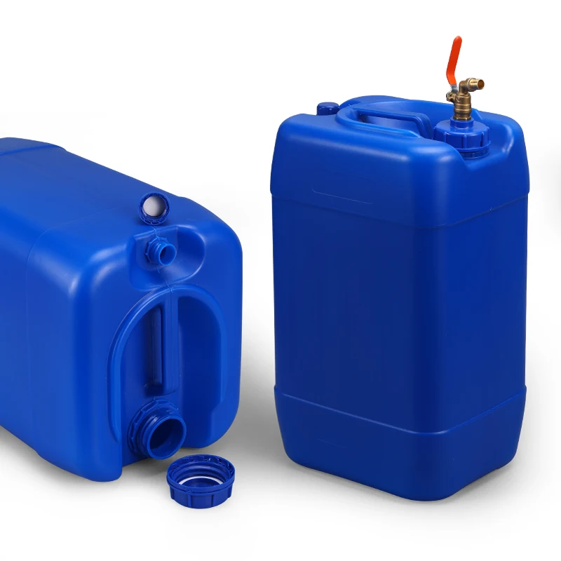 25 Liter Plastic Jerry Cans With Two Spout Mouth For Chemical Liquid ...