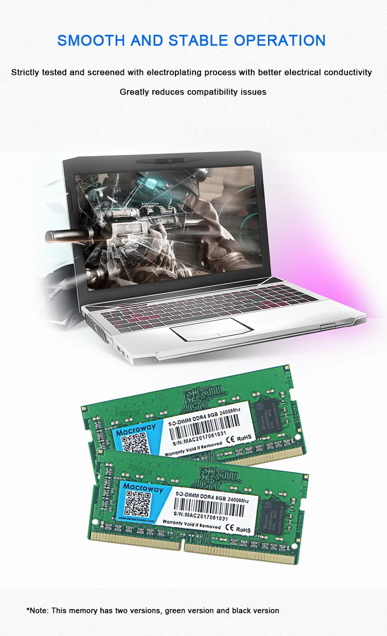 Original Chips Memoria Ram Ddr4 8gb 16gb From Macroway - Buy Ddr4 8gb ...