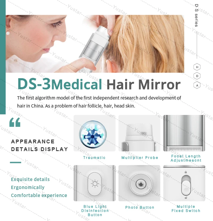 Professional Medical Commercial Scalp Analyzer Hair Follicle Detector ...