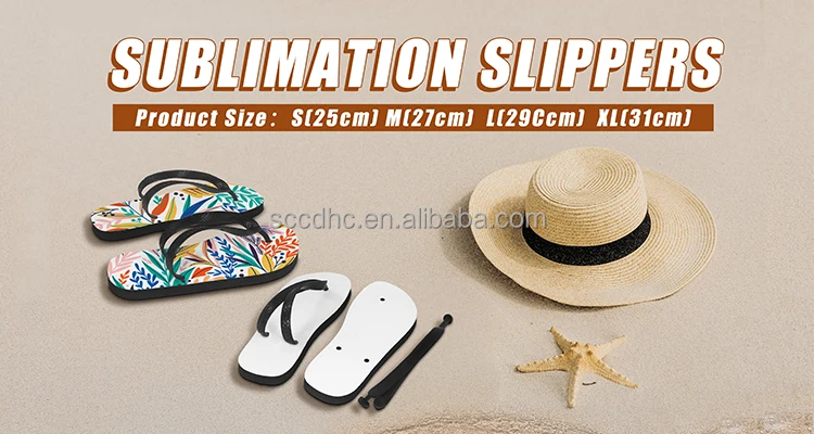 Factory Wholesales Sublimation Casual Beach Slippers For Kids Man Women ...