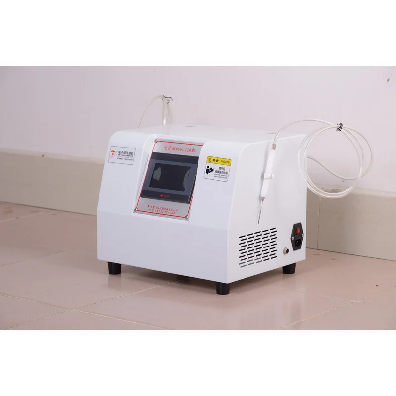 Double Head Electronic Manual Oil Filling Machine - Buy Electronic ...