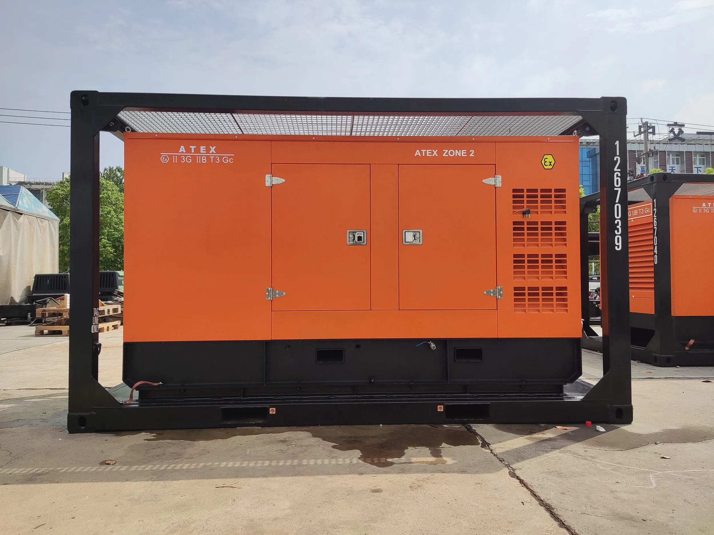 Sullair 600CFM Industrial Air Compressor for Offshore Platforms and ...