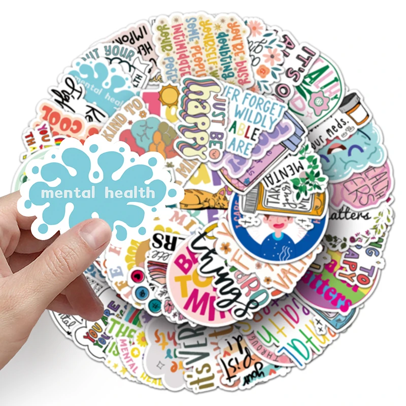 100pcs High Quality Characters Motivational Healing Stickers