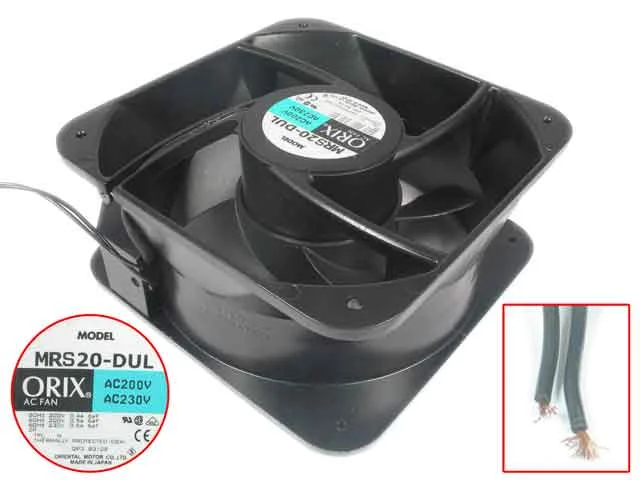 ORIX MRS20-DUL Cooling Fan - 200x200x90mm, 75W-95W AC