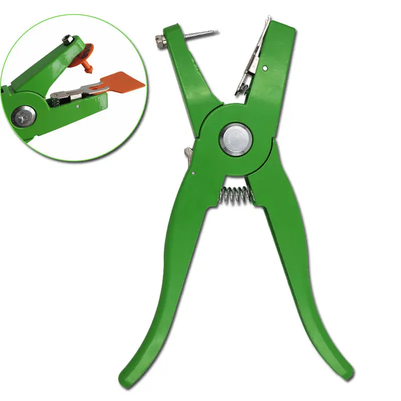Recycling Ear Tag Tiptag Applicator Vertical Hydraulic Ear Tag Pliers ...