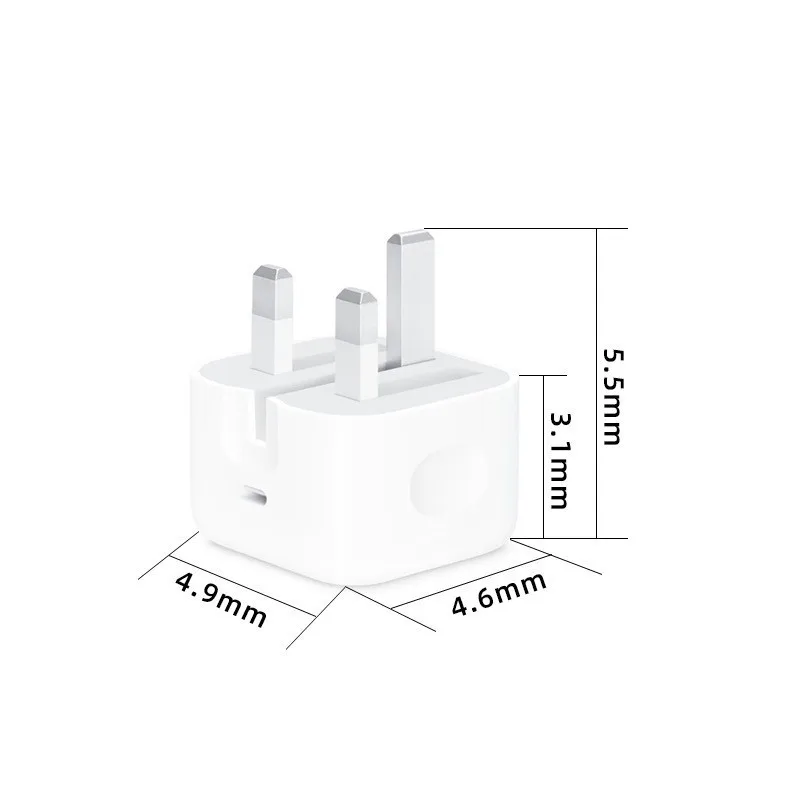 Wholesale Foldable 3 Pins Plug Type C Pd 20w Fast Uk Appl Charger For ...