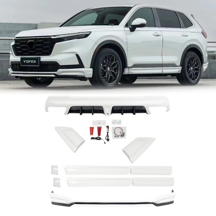 For Honda 2023 Crv Car Modified Yofer Front And Rear Bumper Lip ...
