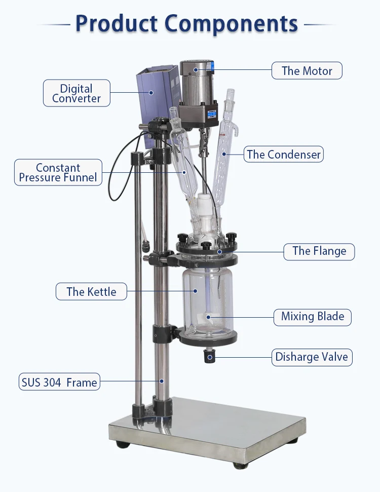 Lab Chemical Pyrex Glass Reactor - Competitive Price & Quality