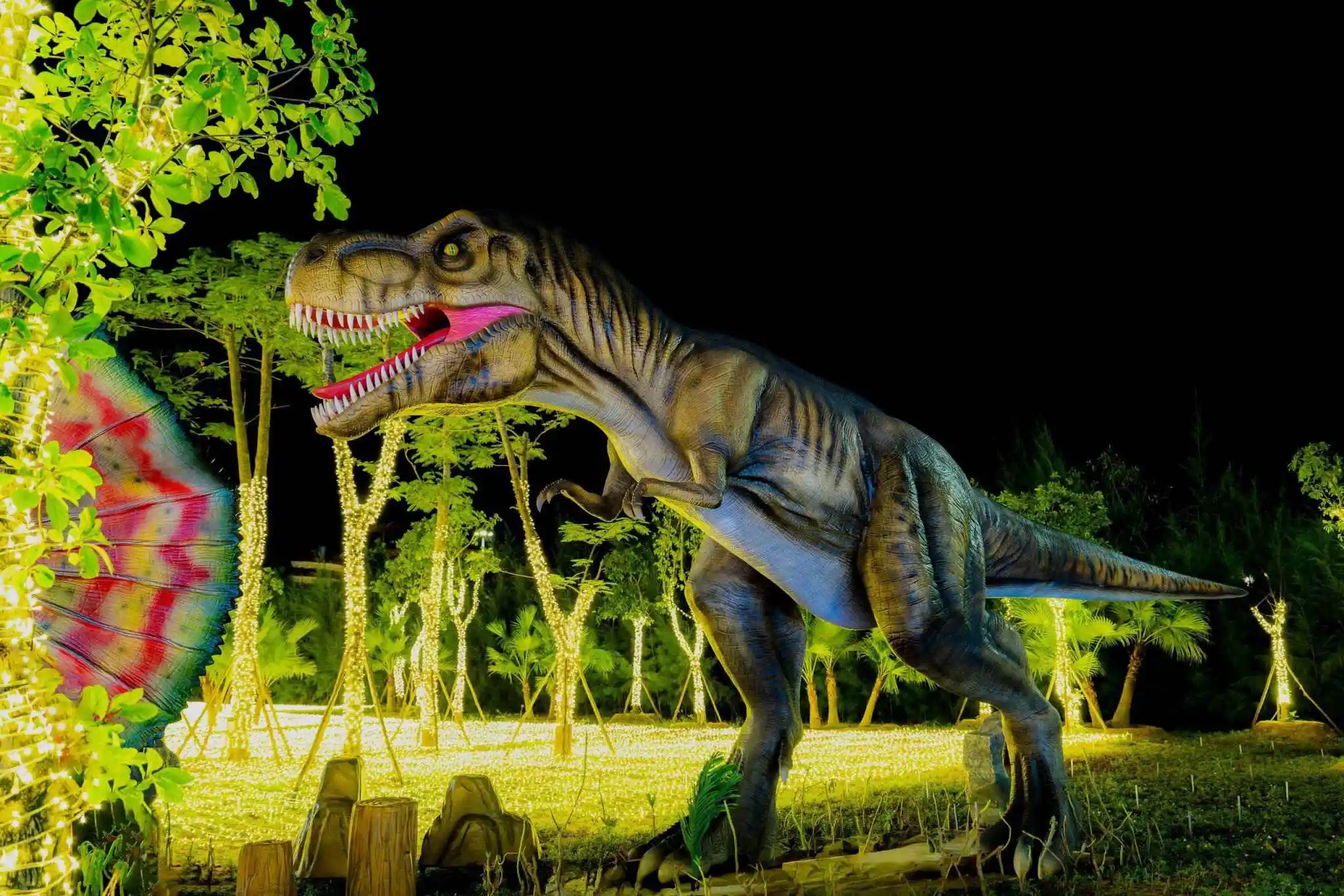 Jungle Electric Roaring Movable Bespoke Dinosaurs Allosaurus