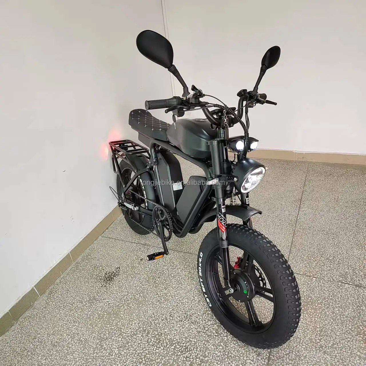 Electric Bike Dual Motor 2000W - Long Range & Full Suspension