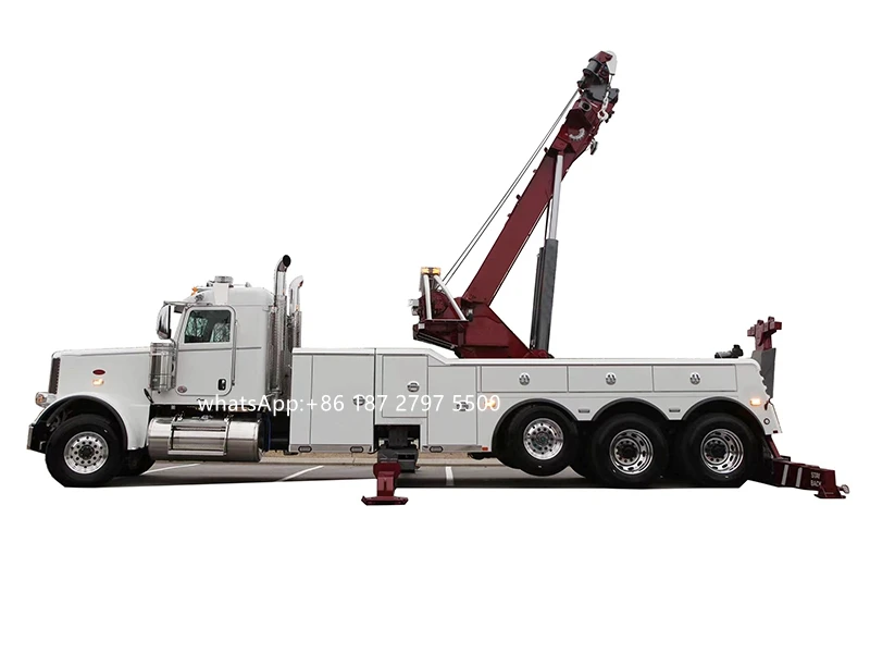 Brilliant Heavy Duty Rotator Tow Truck - 50T Recovery Boom