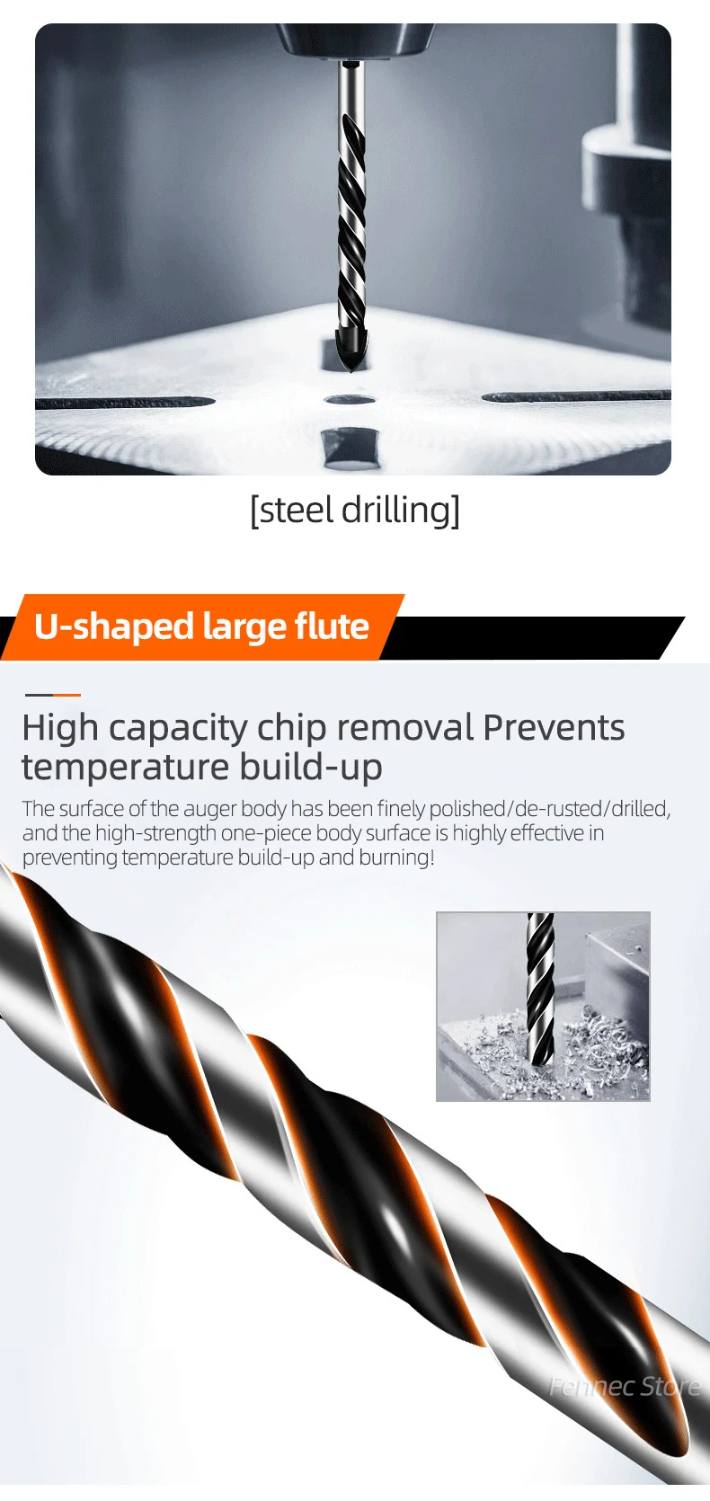 10pcs Multifunctional Triangle Diamond Drill Set 3-12mm Glass Metal ...