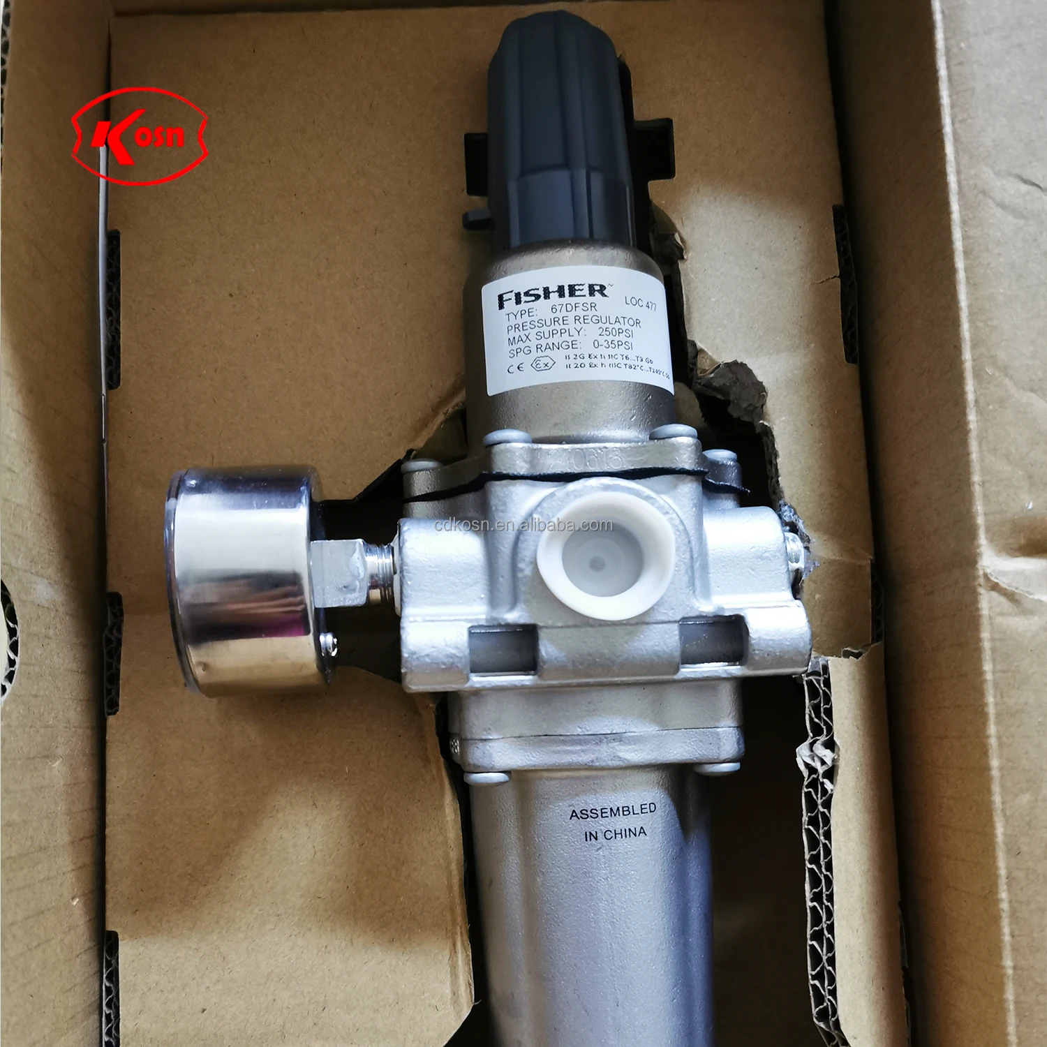 Fisher 67DFSR Pressure Regulator - High Precision & Durability