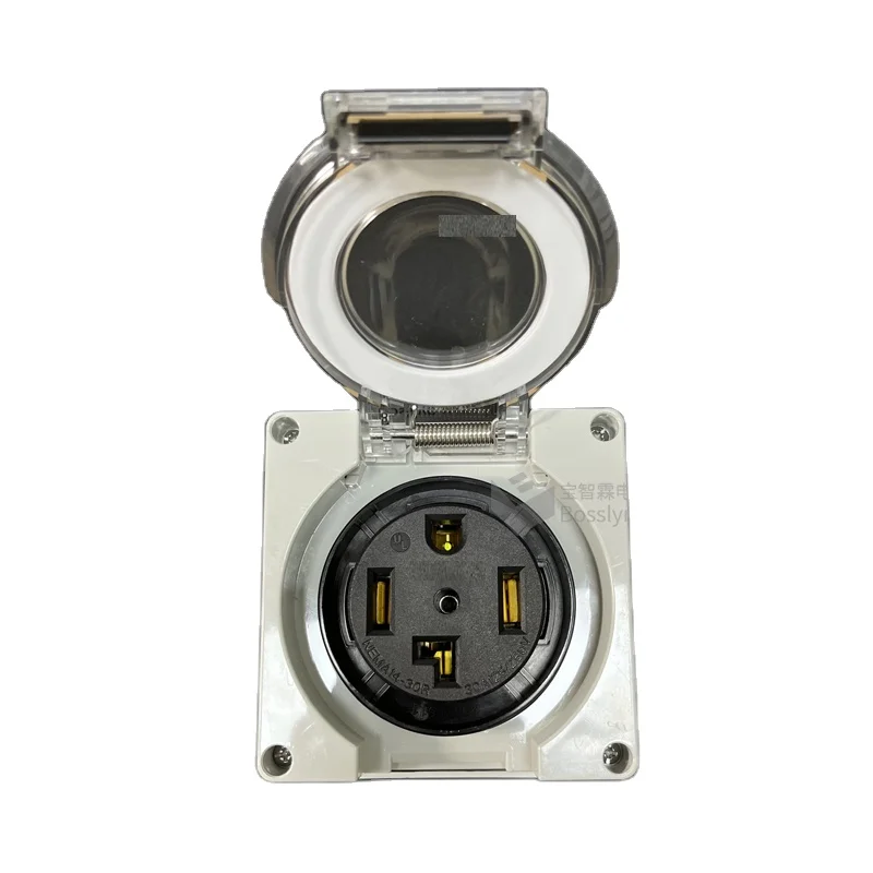 Outdoor Socket Waterproof NEMA 14-30R Electrical Plugs and Sockets for ...