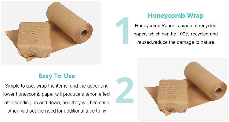 Biodegradable Paper Roll Honeycomb Paper Compostable Honeycomb Paper ...