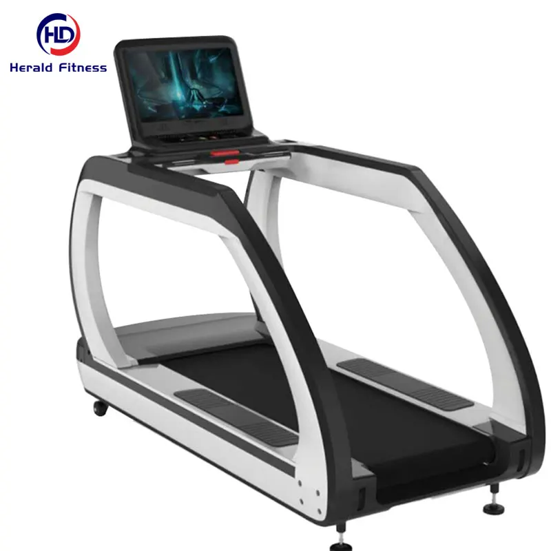 Running Machine Cardio Exercise Fitness Wireless Heart Rate Steel Frame ...