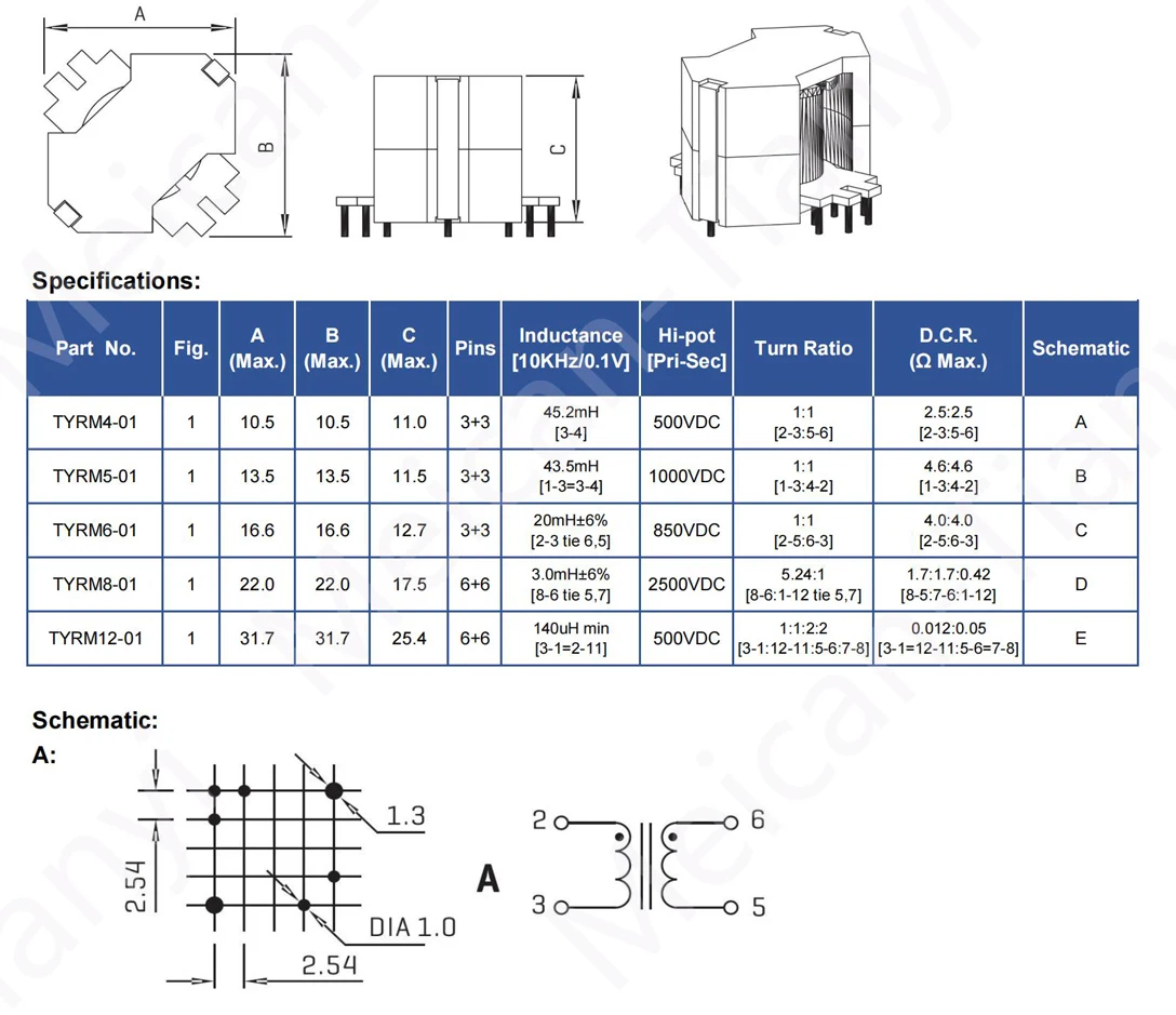 Rm5 Mini Audio Transformers Electric Power 24v Transformer 110 220 ...