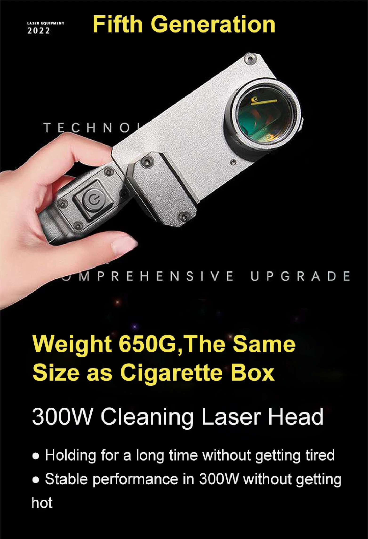 50w 100w 200w TPC-200W Laser Cleaning Machine for Rust Removal