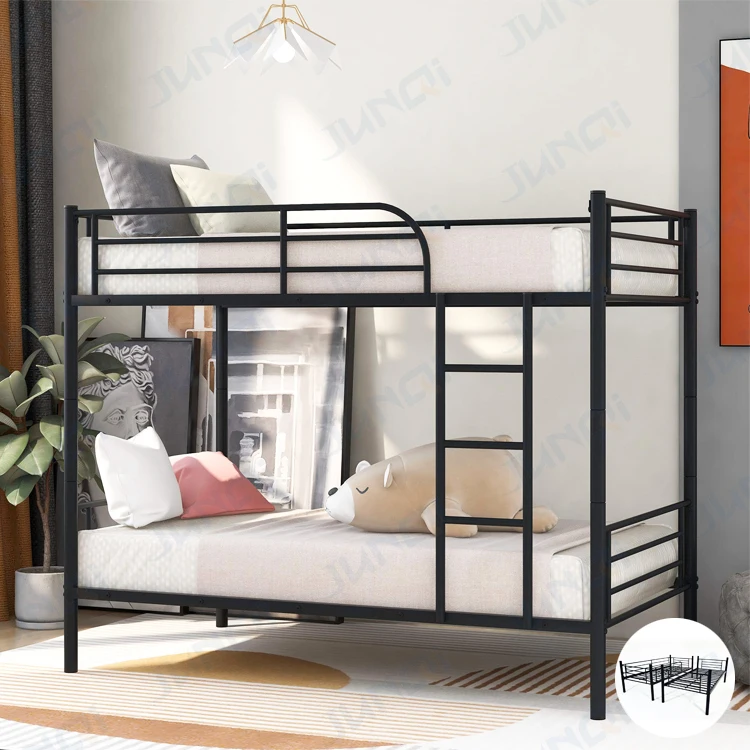 Junqi Factory Wholesale School Dormitory Apartment Bunk Bed Kids Metal ...
