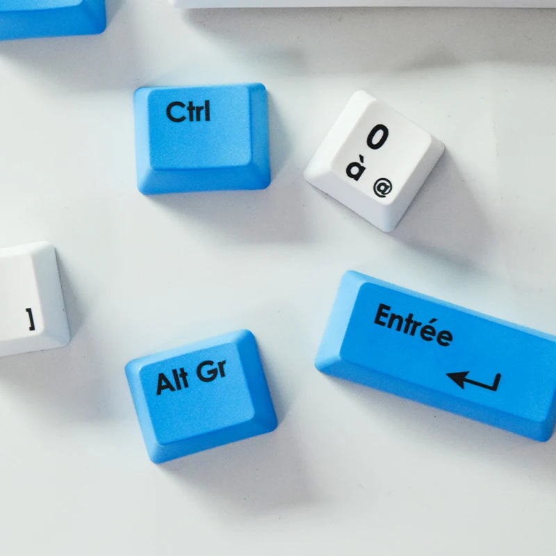 AFLION Sublimation Colored Keycap Heat Printing Blanks in PBT Material ...
