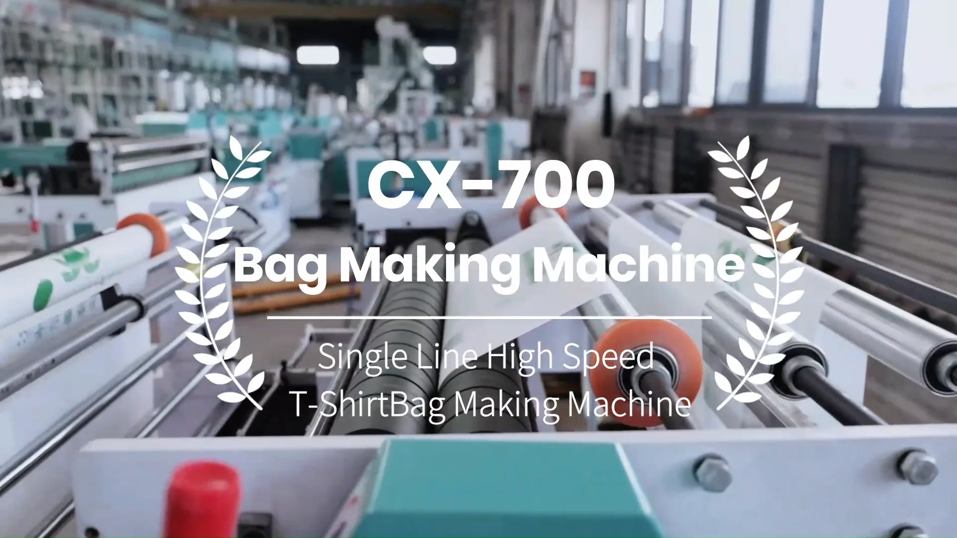 Plastic Bag Machine Cx-700 Manufacture Price Oversea After Sales T ...