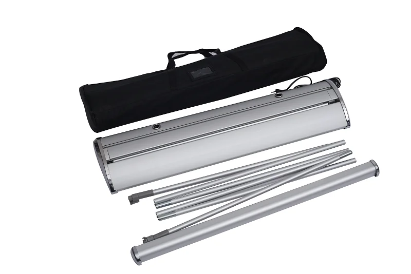 Hot Exhibition Electric Roll Up Banner Stand Scrolling Banner Stand ...