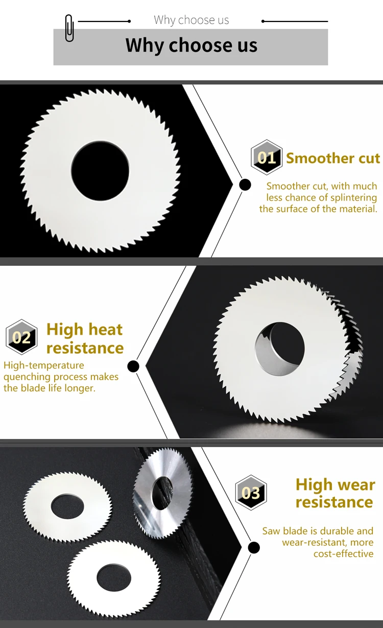 300*4.0 Hss Mini Saw Blades With Smooth And Clean Section For Cutting ...