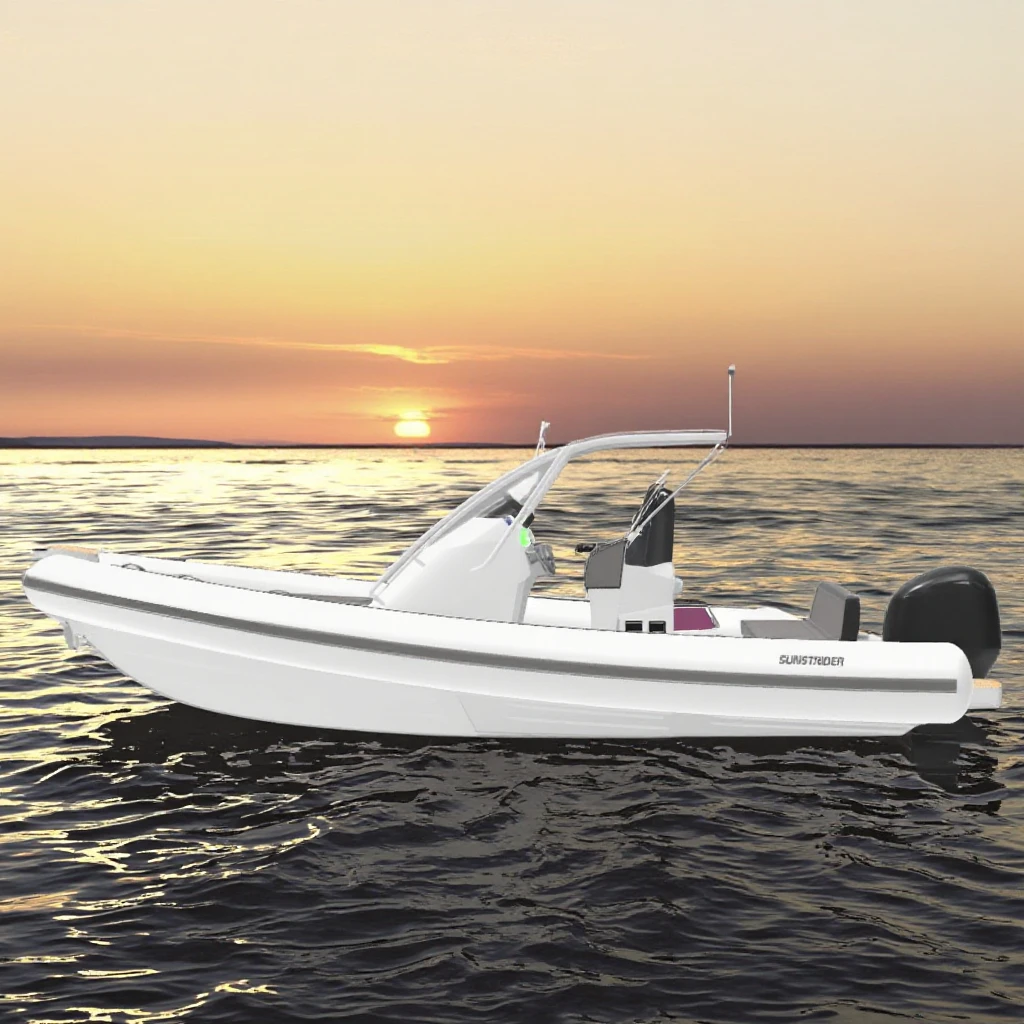 25ft Luxury Italian Design Sport Yacht Chinese Factory Aluminum Rib ...