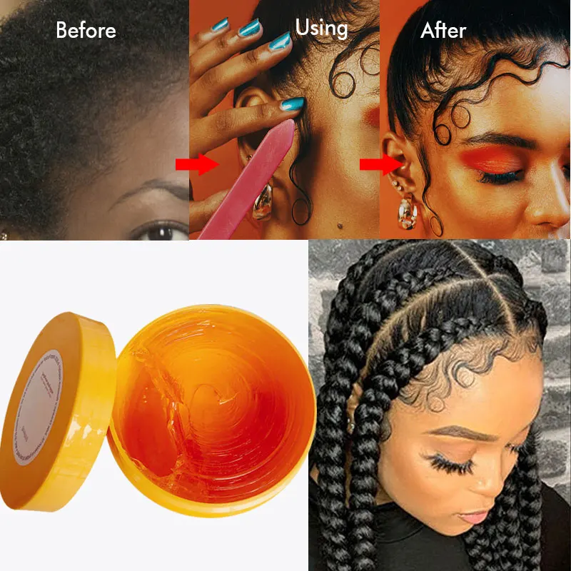 In Stock Custom Edge Control 48 Hour Strong Hold 4c Hair Styling ...