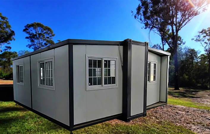 20ft Granny Flat Modular Prefab Expandable Manufactured Homes Trailer ...