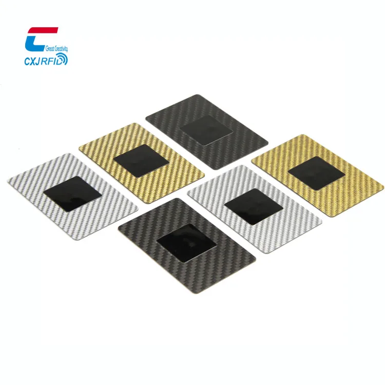Iso Quality Writable Logo Custom Carbon Fiber Metal Card 13.56mhz Ntag ...