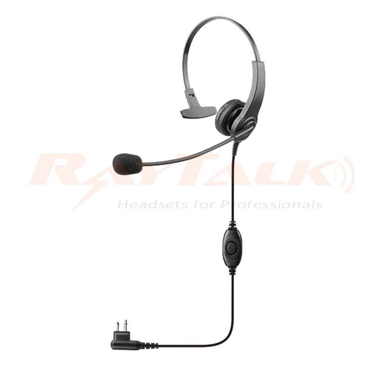 Rj45 Or Rj11 Connector Two Way Radios Headset Call Center Headset With ...