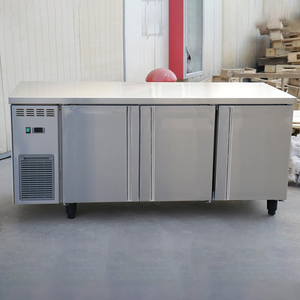 Commercial Restaurant Upright Meat Coolers Double Long Doors Fridge ...