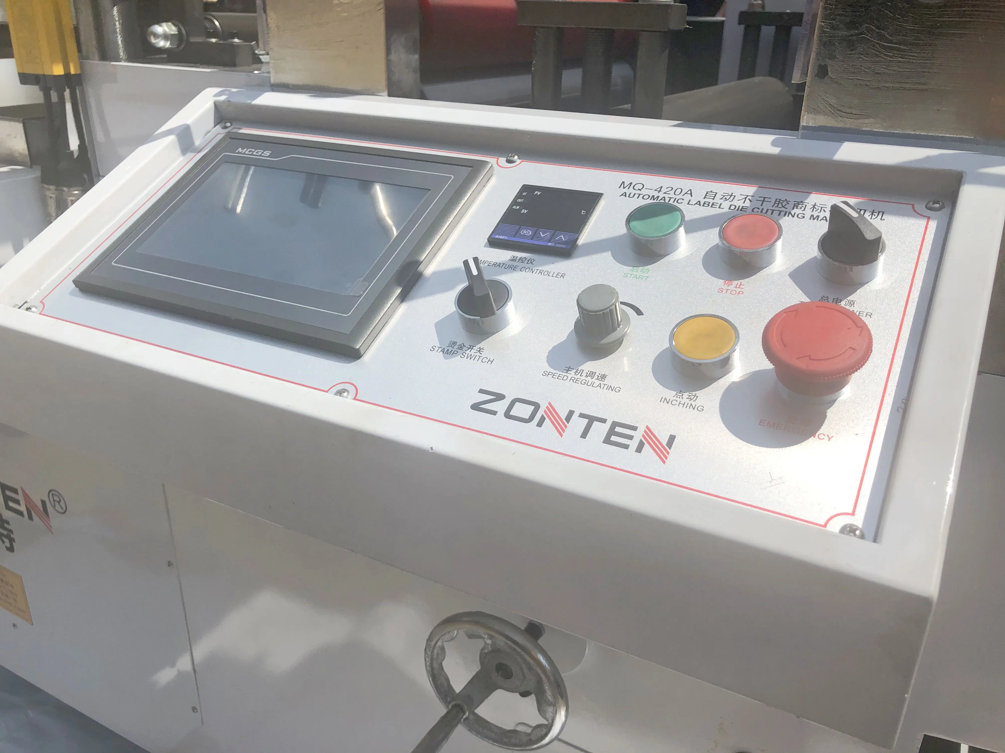 Factory Sales Zonten MQ-350 Flatbed Die Cutting Machine with Optional ...