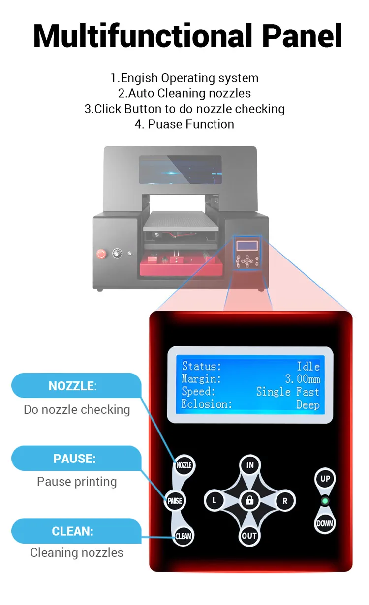 Refinecolor XP600 Inkjet A3 UV Printer - Versatile & Efficient