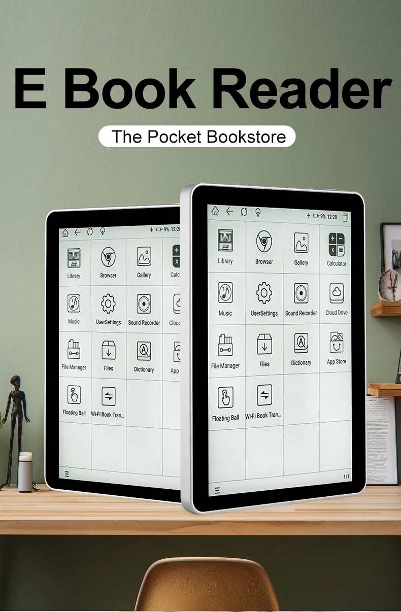 X7 Android 11 Smart Ebook Reader - 300DPI Educational Ereader