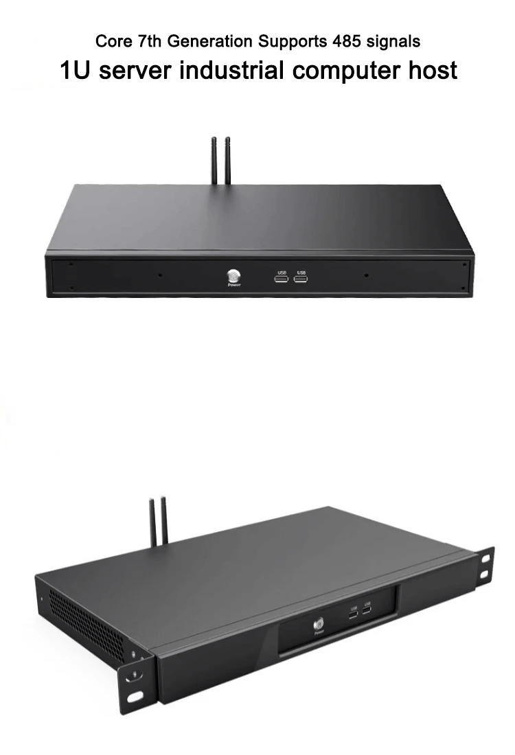 Ipc 1u Rackmount Server Chassis Pc Intel C-eleron J1900 N5105 Core I5 I7 Processor Industrial ...