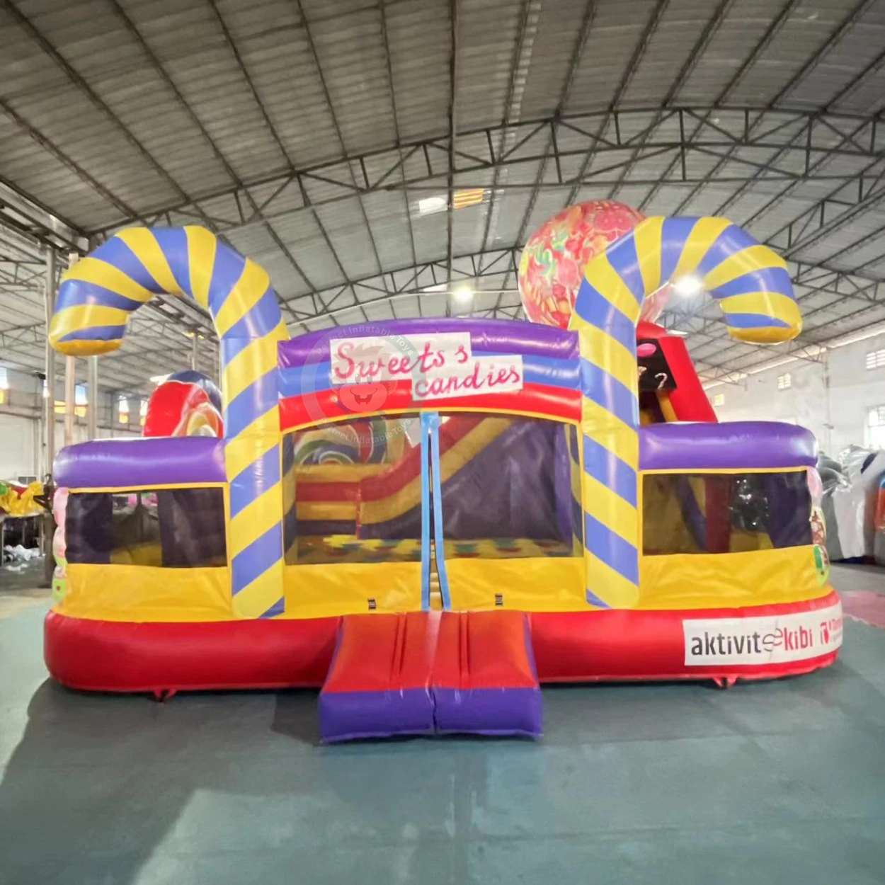 Inflatable Candy Land 7x6m Bouncy Castle Candy Trampoline Bounce - Buy ...