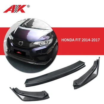 Auto Front Bumper Splitter Spoiler Lip Protector For Honda Fit 2014 ...