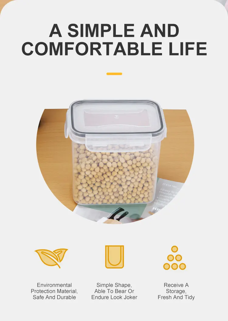 Airtight Kitchen Pantry Food Storage Container Set With Lids Hot Sale ...