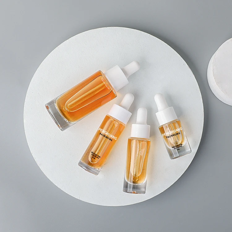 Cosmetic Serum Bottle - 15ml Glass Dropper Set for Skincare