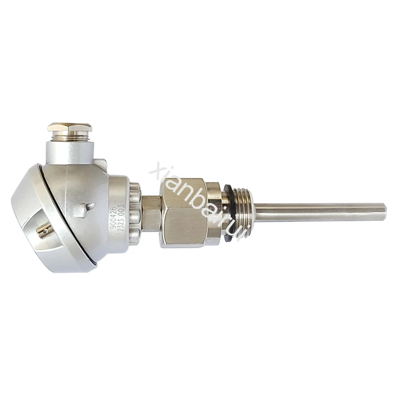 Shielded Wire Stainless Steel Flat Probe Temperature Sensor E K J T ...