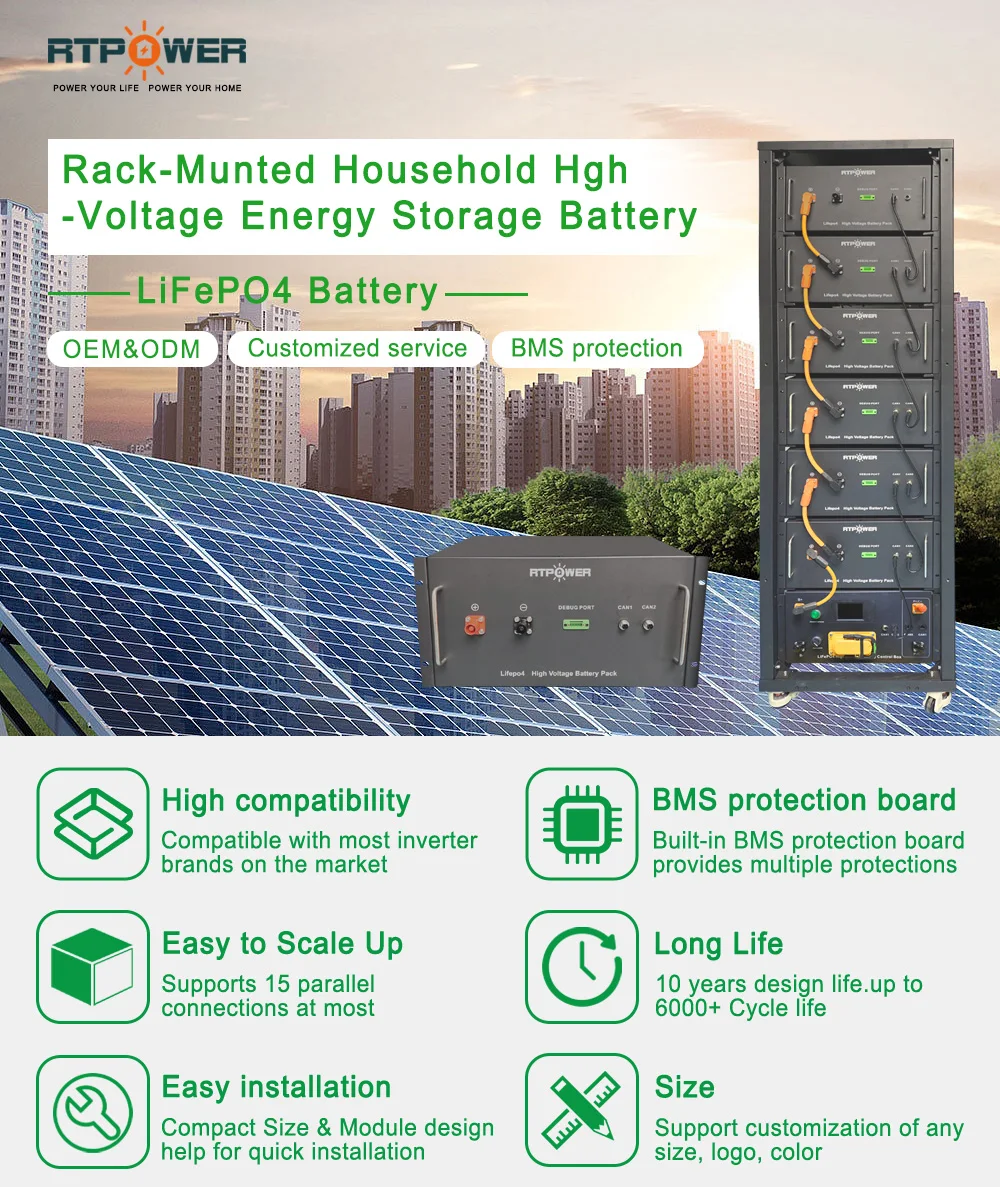 High Voltage Stackable Solar Lithium Ion Battery 48v 51.2v 10kwh 20kwh 30kwh Home Energy Storage ...