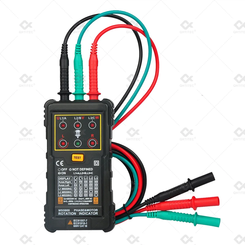 Ms5900 Motor & Phase Rotation Indicator Sequence Tester Digital ...