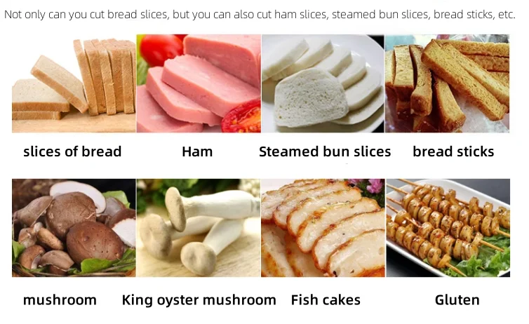 Small Automatic Electric Adjustable Bread Slice Loaf Toast Slicer Machine For Bakery - Buy Meat ...