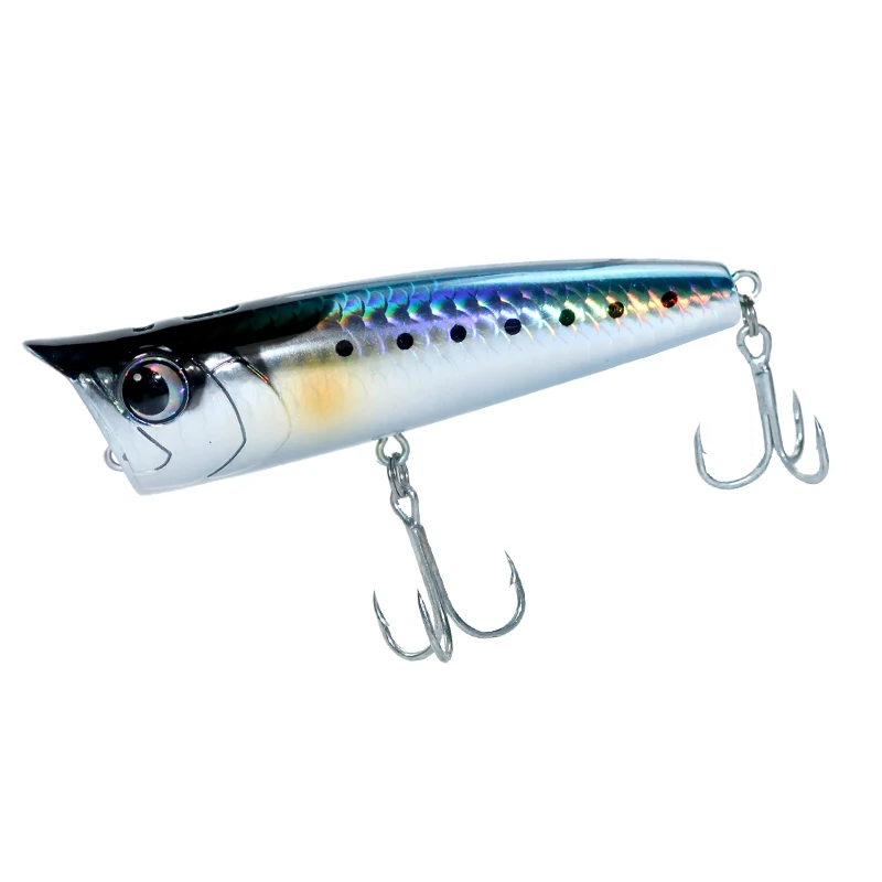 Aoclu Top Water Floating Lure Big Popper 75mm 90mm Big Bubble 1pc Wire ...