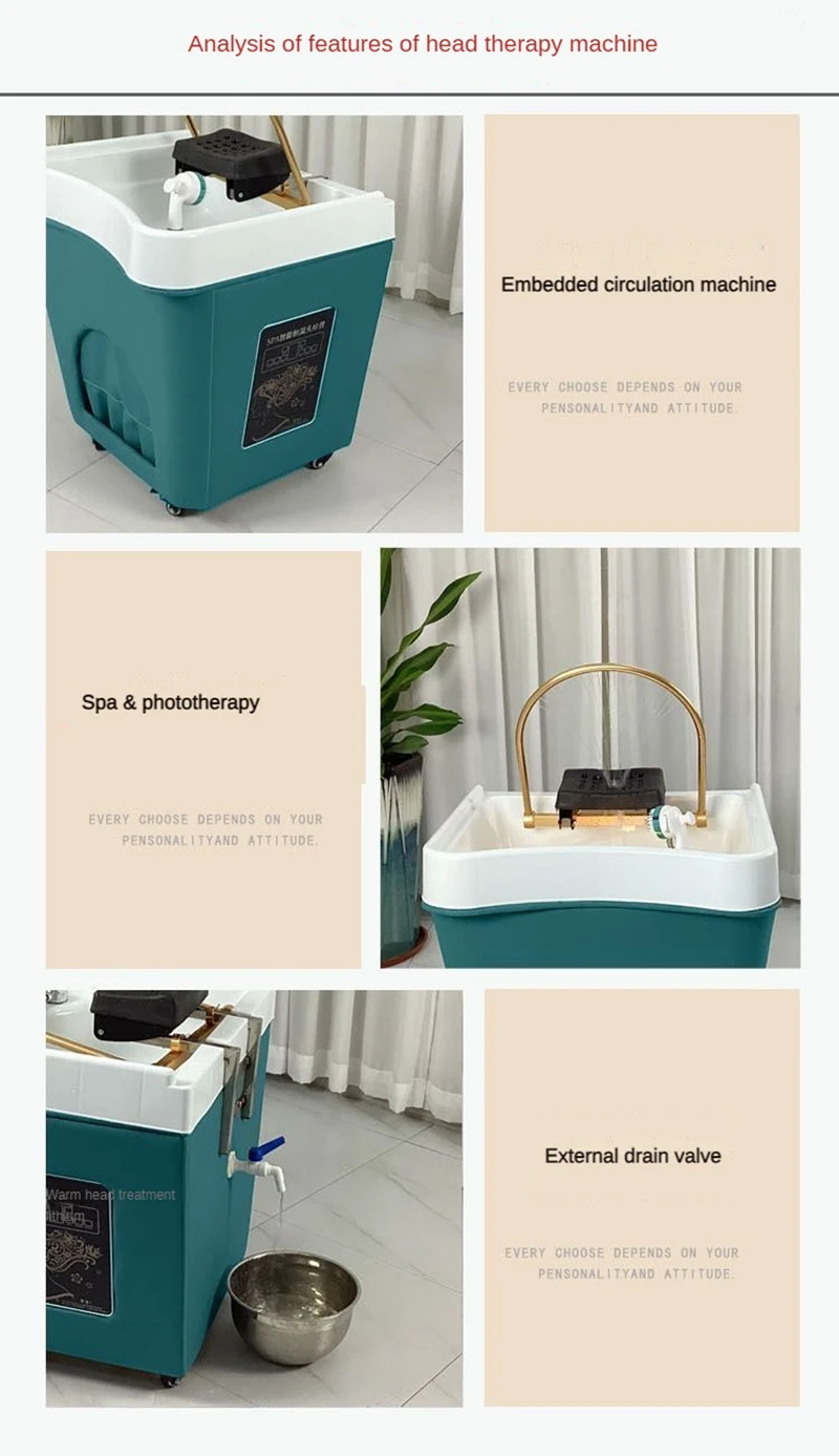 Winplus Massage Chair Headspa Backwash European Shampoo Bowls