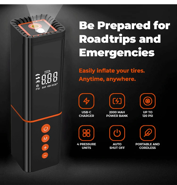 Portable Digital Air Pump - Efficient Inflation Solutions
