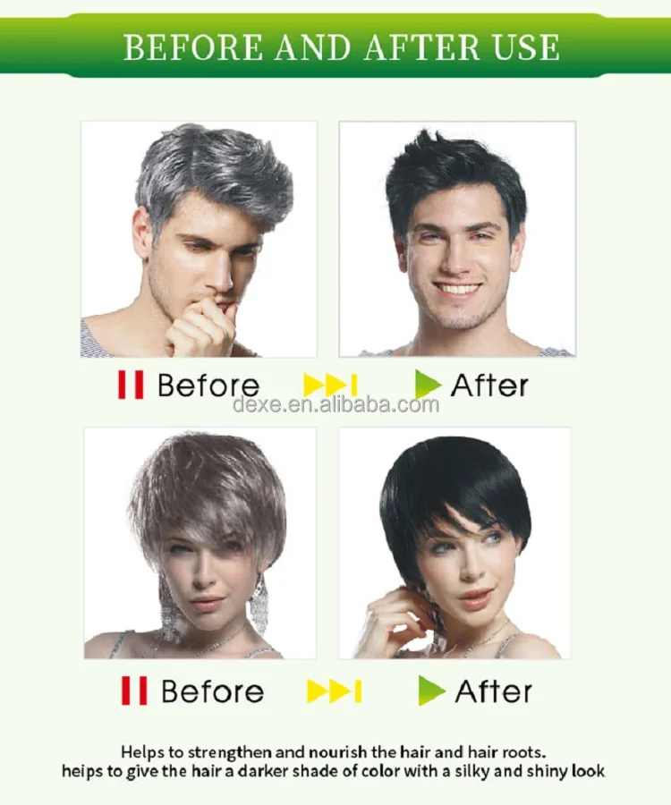 Dexe Semi Permanent Magic Vip Hair Dye Shampoo Women Man Brown Red ...